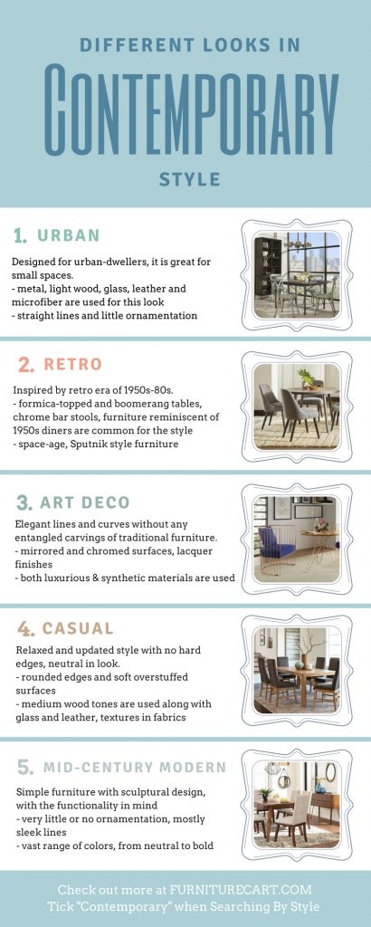 Different Looks in Contemporary Style